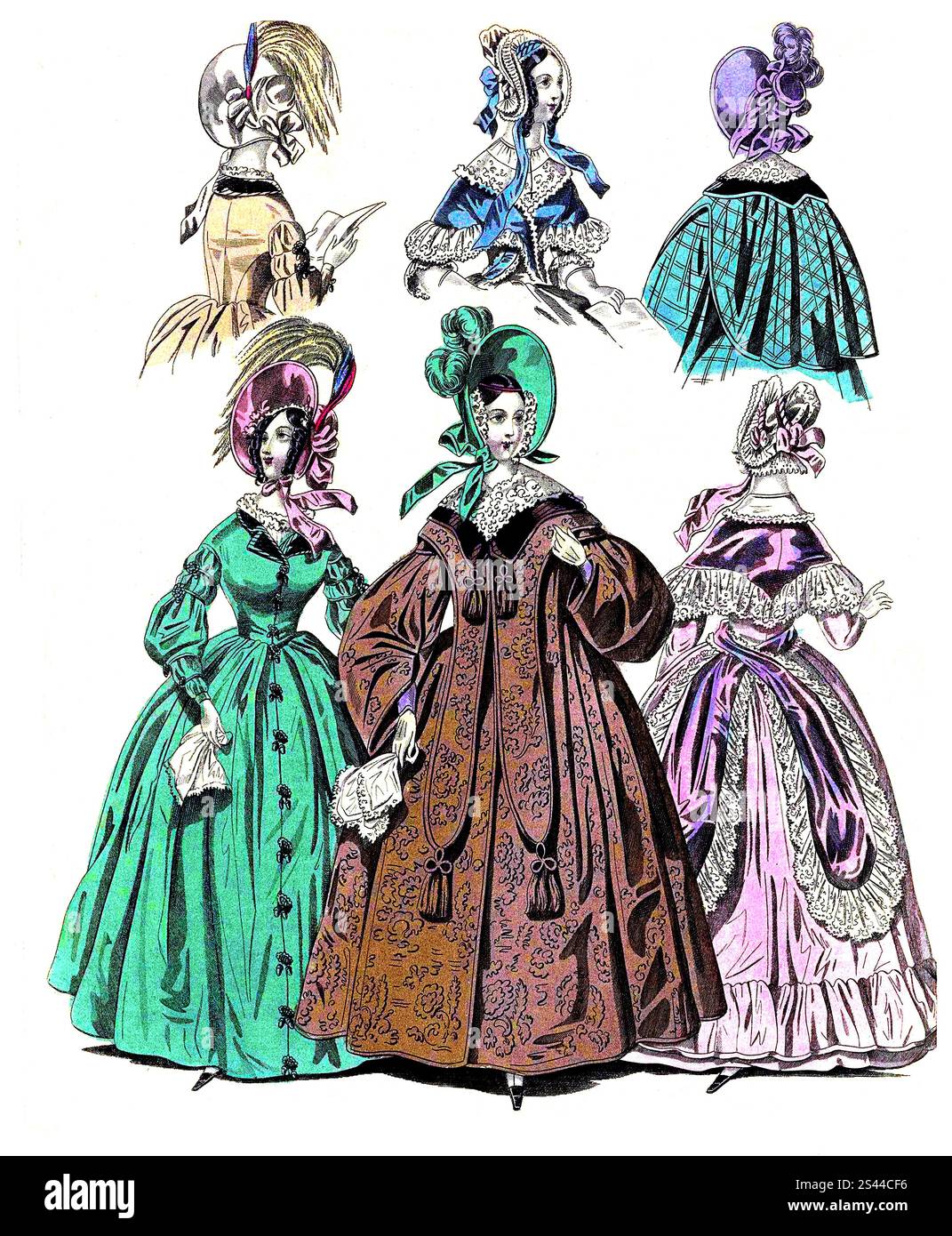 Fashion history through Cut Out Stock Images & Pictures - Alamy