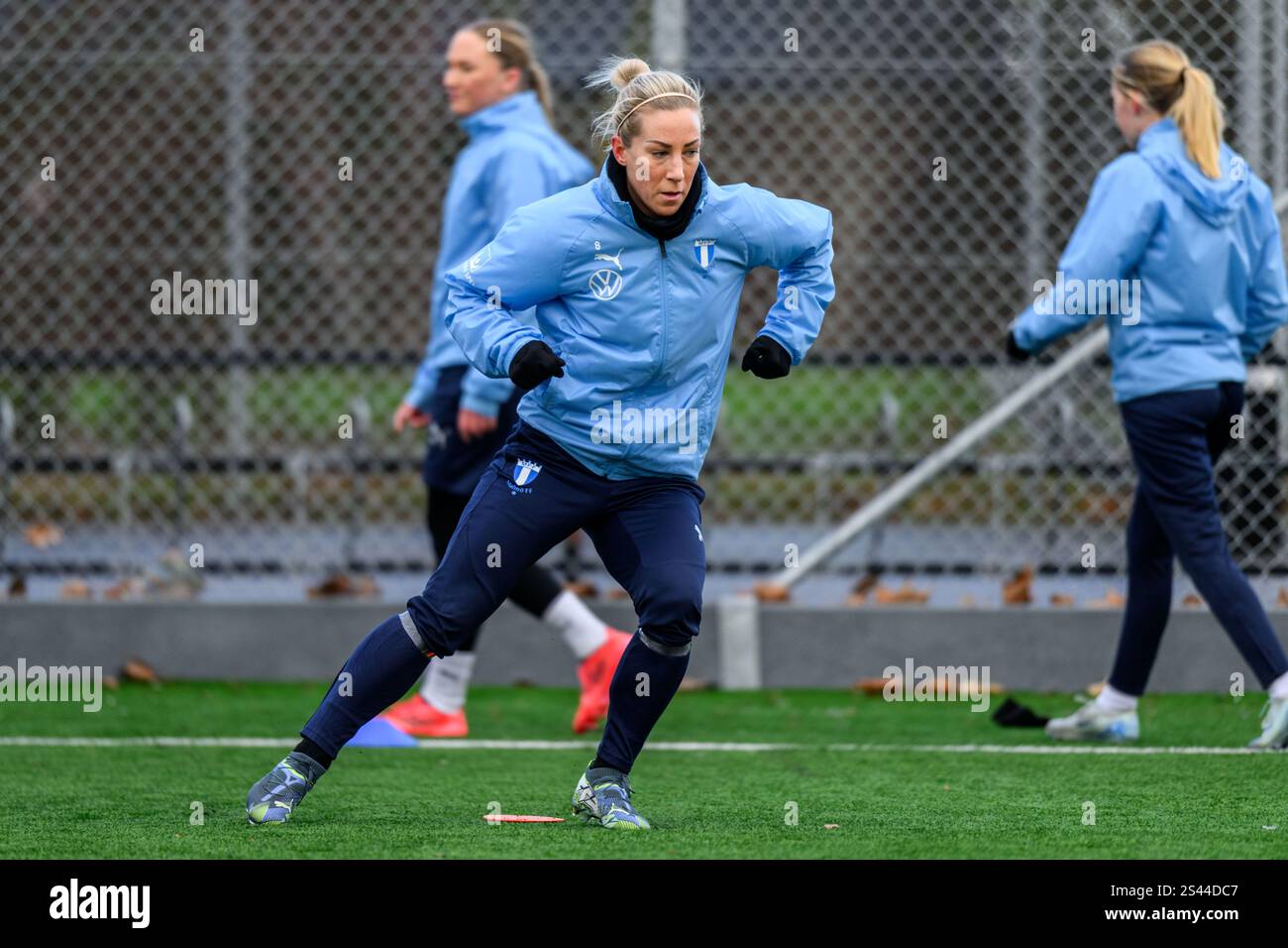 250110 Mia Persson under en träning med Malmö FF den 10 januari 2025 i ...