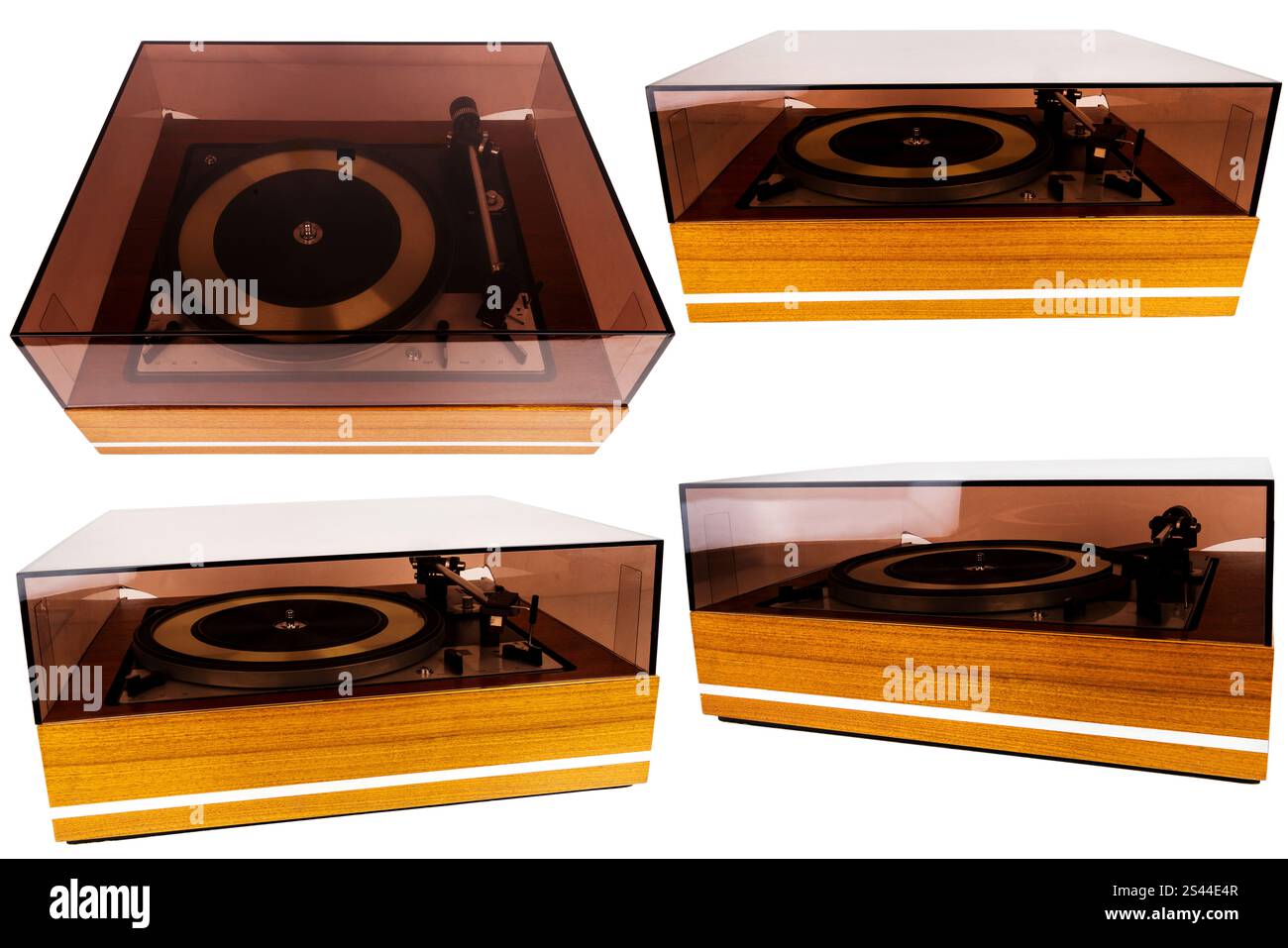 Collection of images with vintage stereo turntable vinyl record player ...