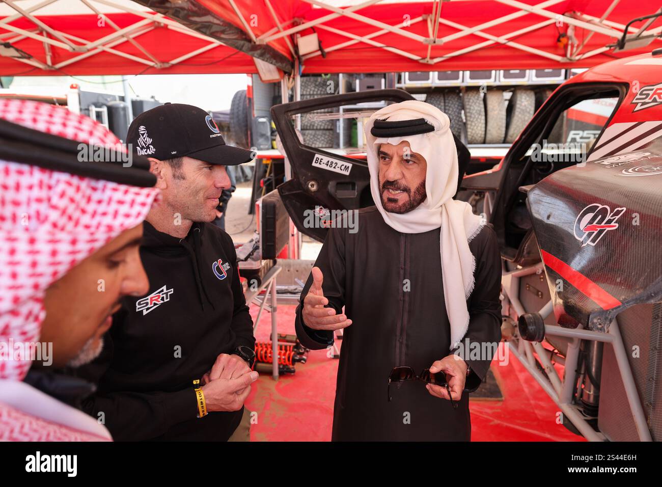 BEN SULAYEM Mohammed, President of the FIA, SERRADORI Mathieu (fra ...