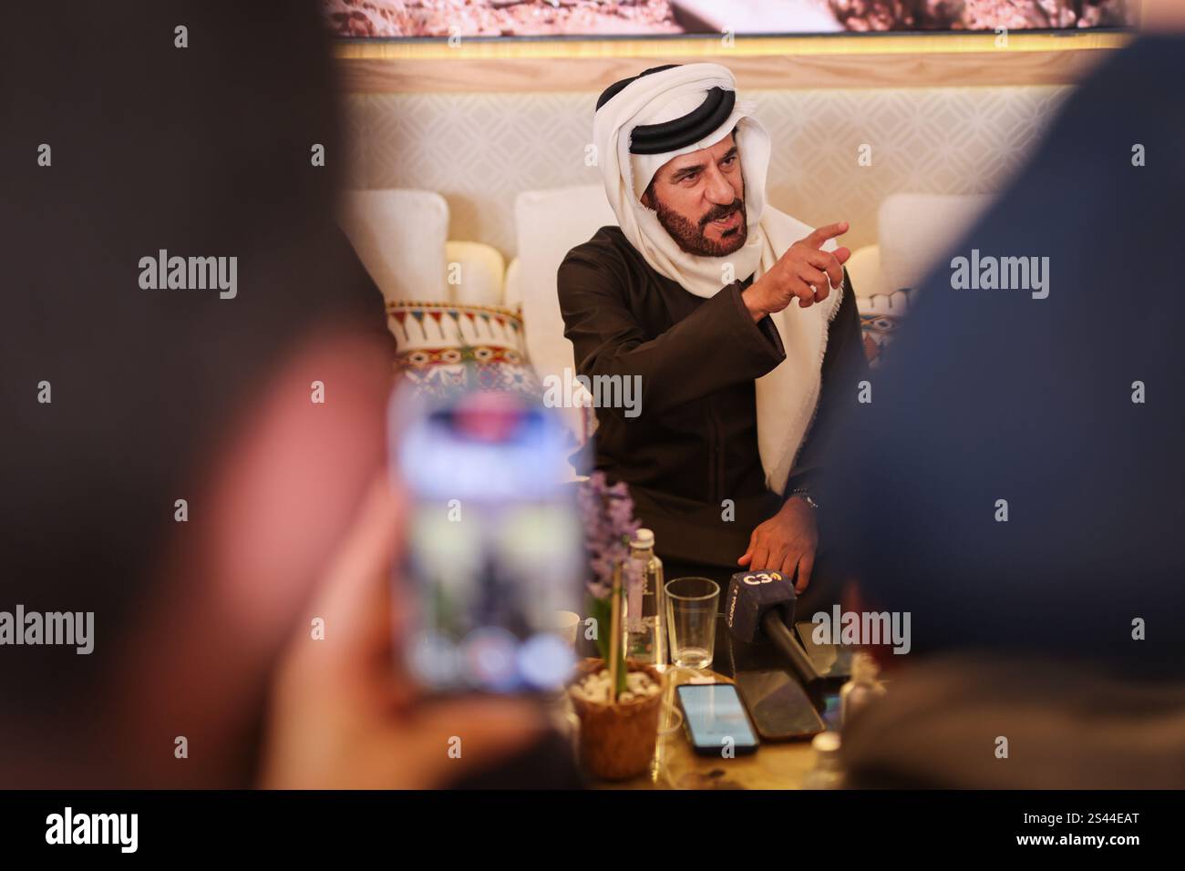 SAR Prince Khalid Bin Sultan Al Abdullah Al-Faisal, President de la Saudi Automobile ...