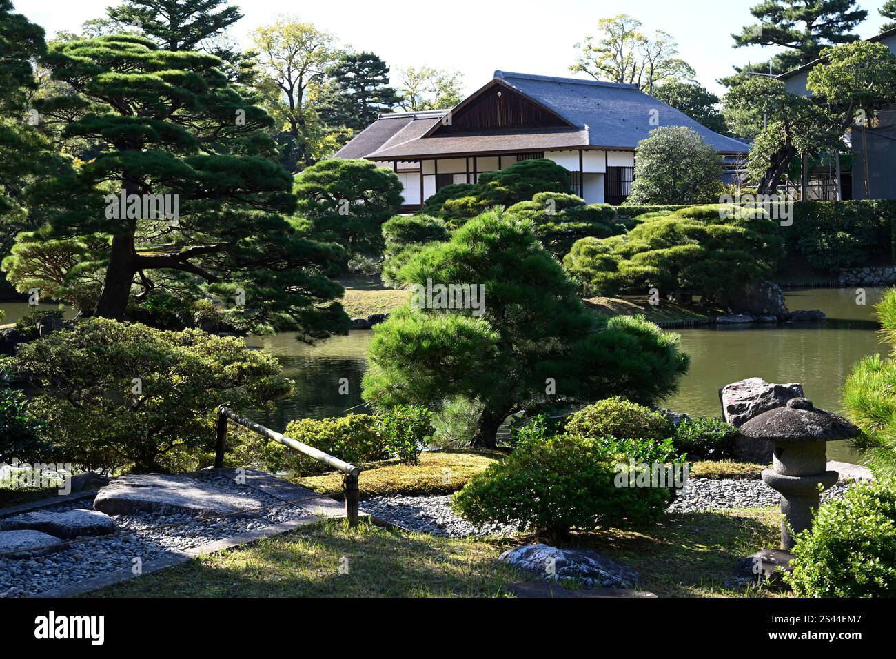 Katsura Imperial Villa and gardens,Kyoto,Japan Stock Photo - Alamy
