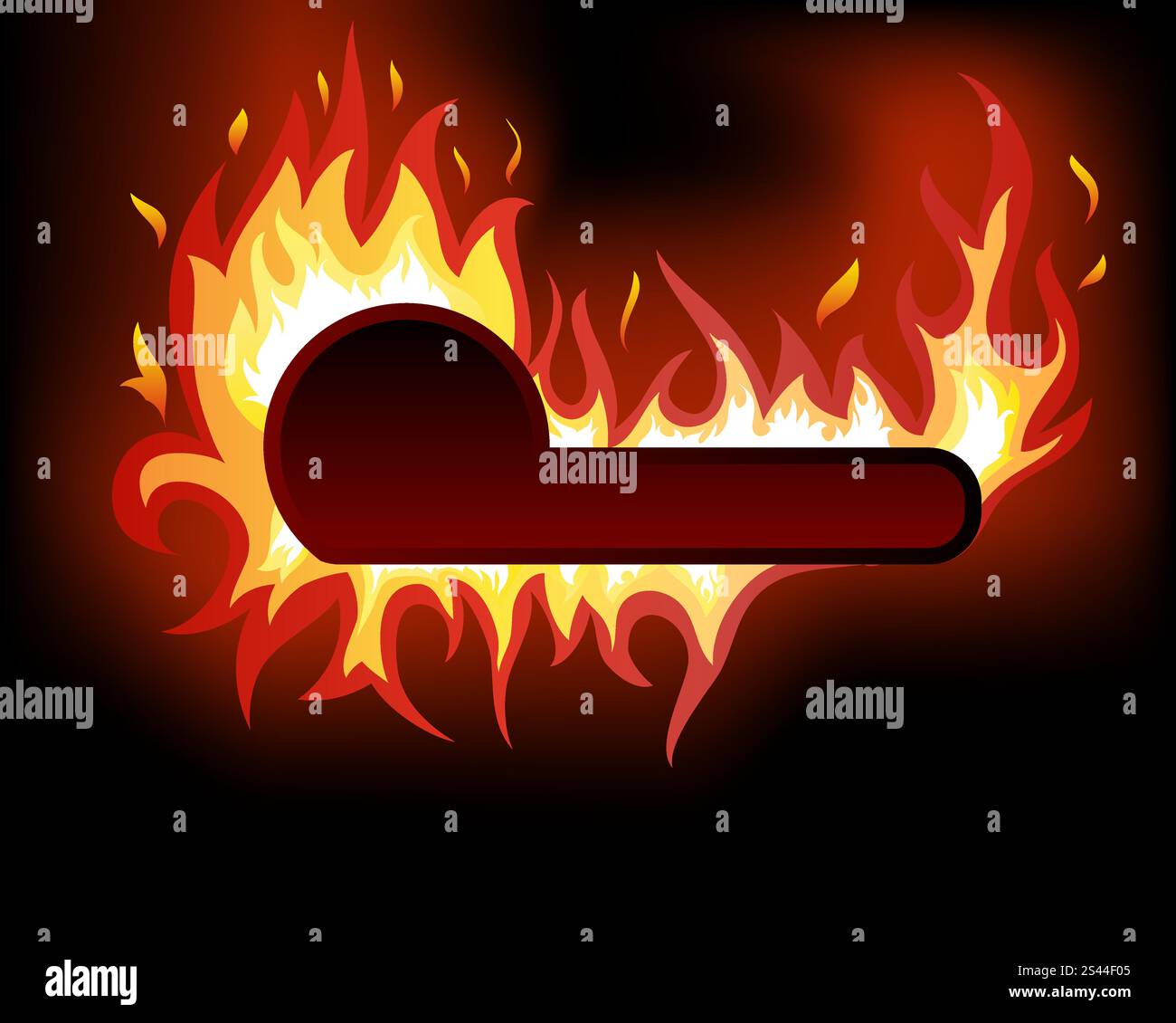 Inferno fire vector background for design use Stock Vector Image & Art ...