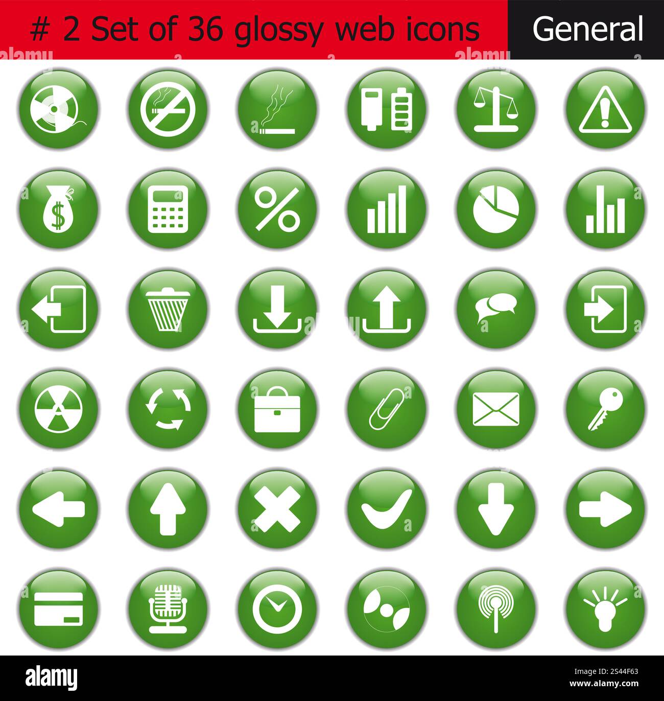 New collection of different icons for using in web design. Set #2 ...