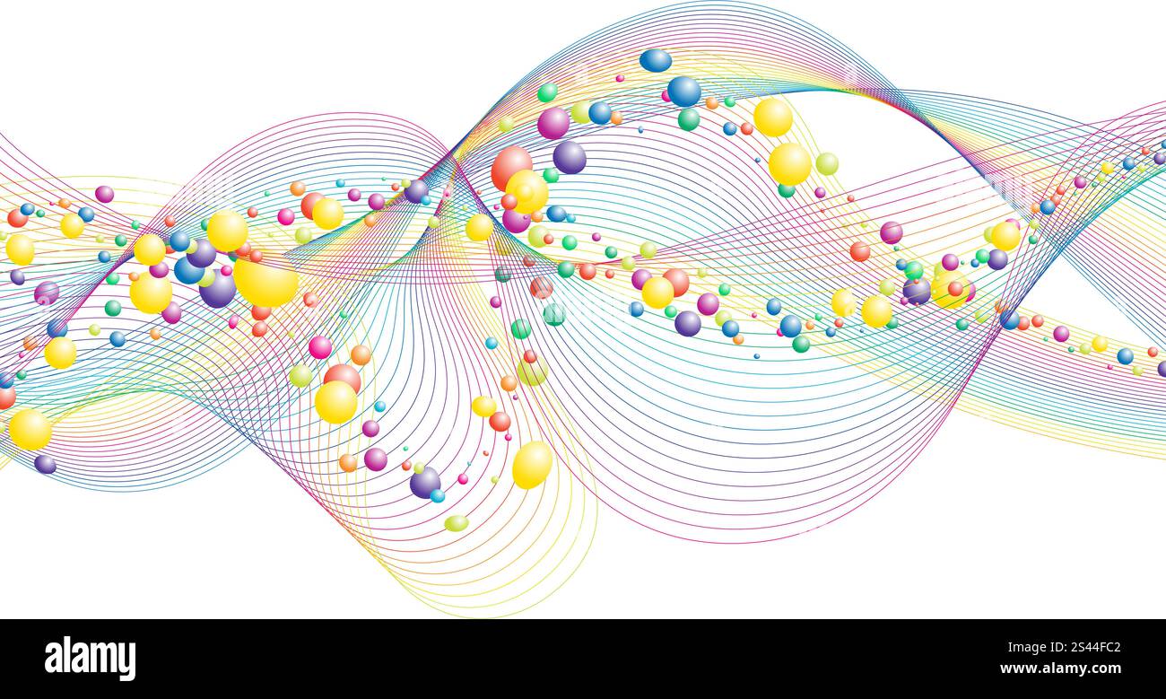 Colourful lines background on sea theme for design use Stock Vector ...