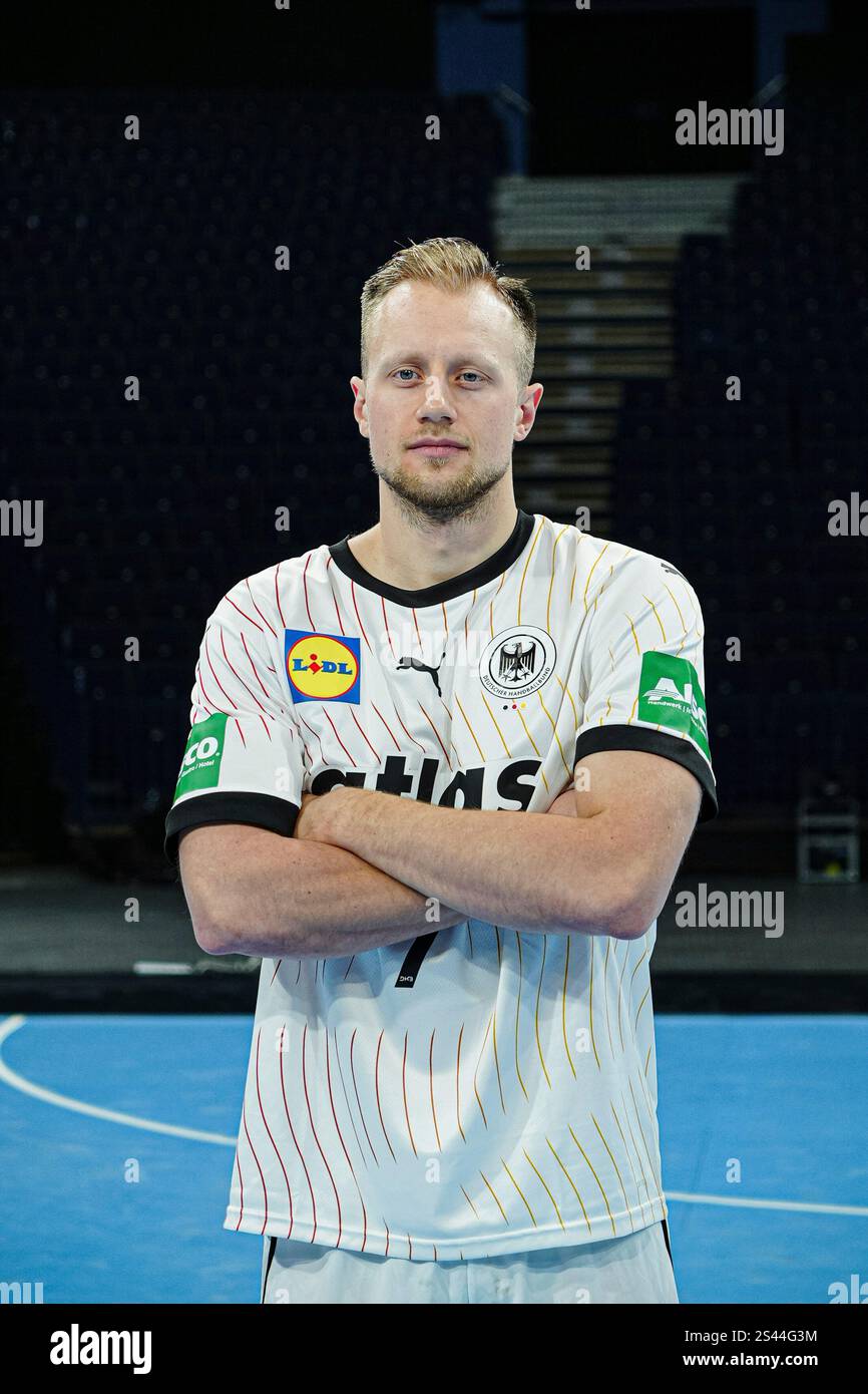 Hamburg, Deutschland. 10th Jan, 2025. Luca Witzke (Deutschland, #07 ...