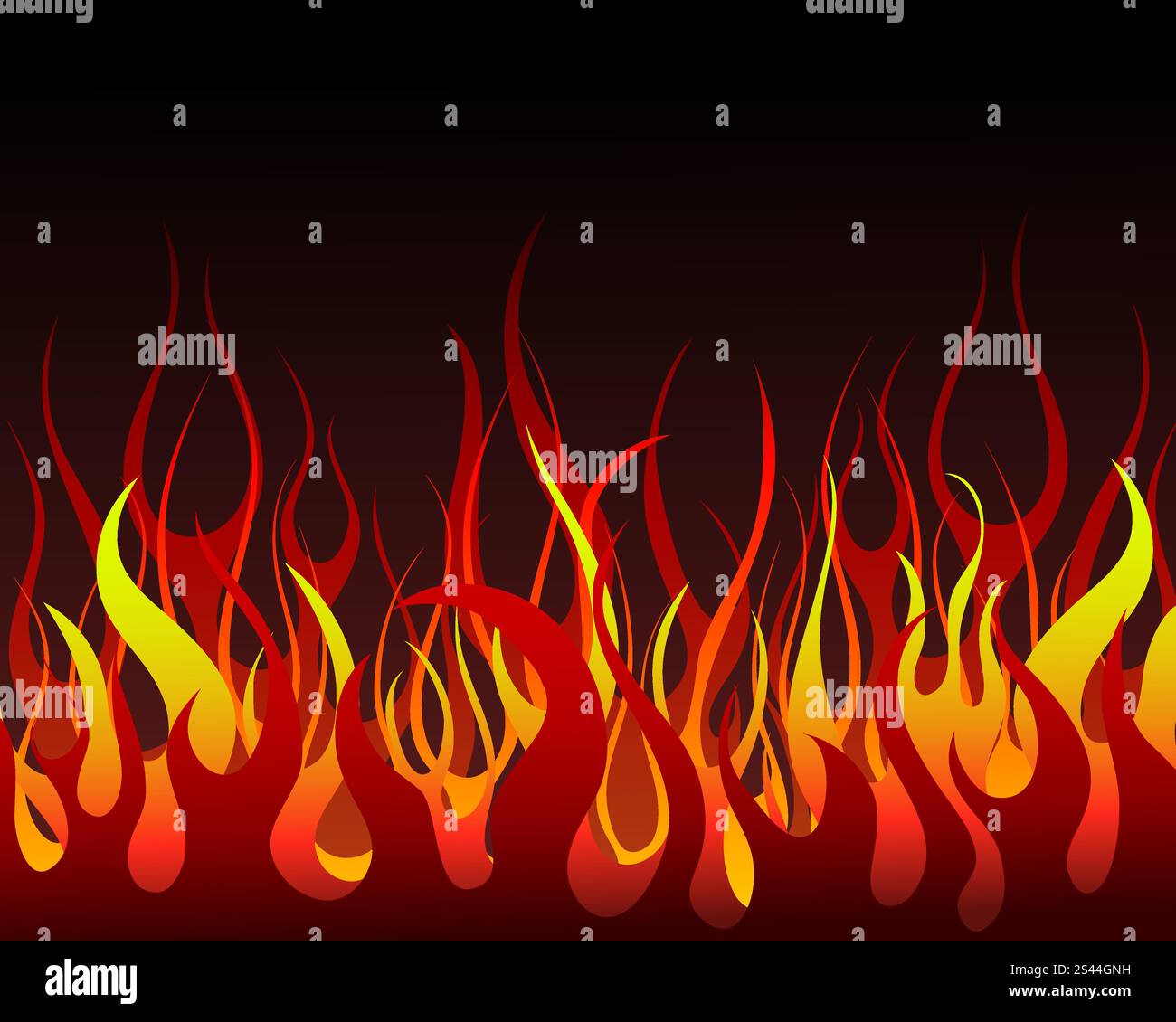 Inferno fire vector background for design use Stock Vector Image & Art ...