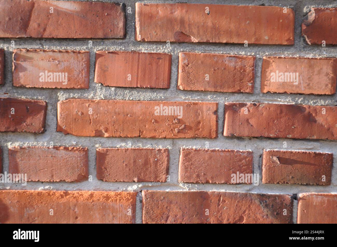 Kastrup/Copenhagen/ DenmarK /10-JANUARY 2025/.Red bricks wall in danish ...