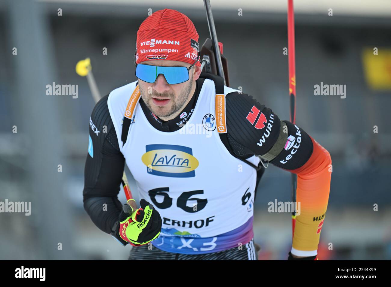 Oberhof, Germany. 10th Jan, 2025. Biathlon: World Cup, sprint 10 km ...