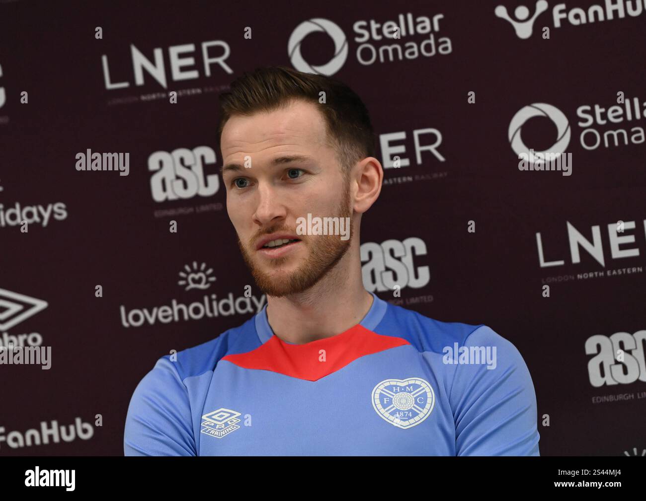 Oriam Sports Centre Edinburgh.Scotland, UK. 10th Jan, 2025. Hearts ...