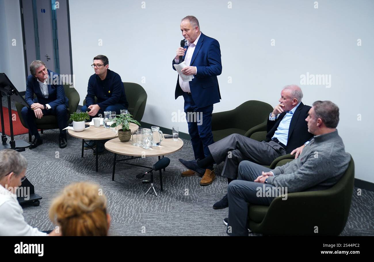 John Stiles, son of Nobby Stiles at the Dementia in football event at ...