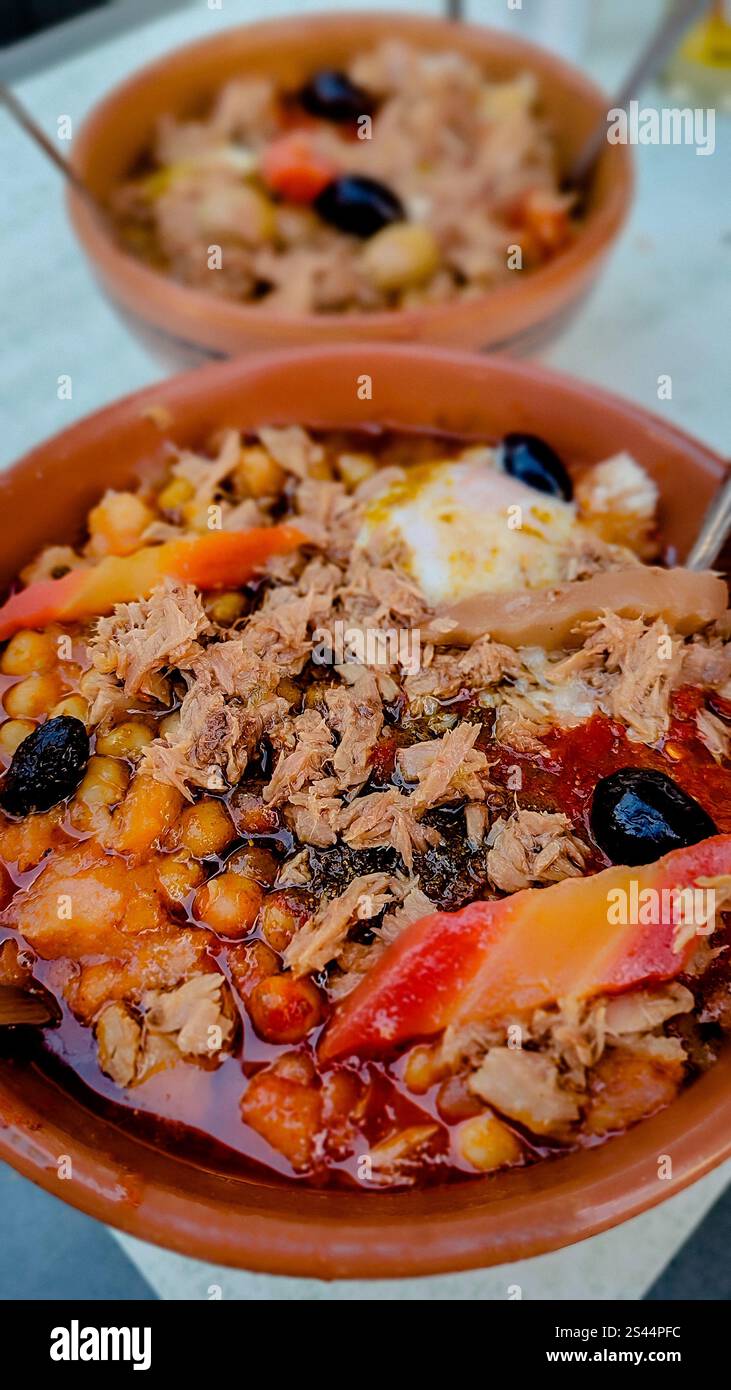 Lablabi is a popular dish in Tunisia made from chickpeas, served as ...