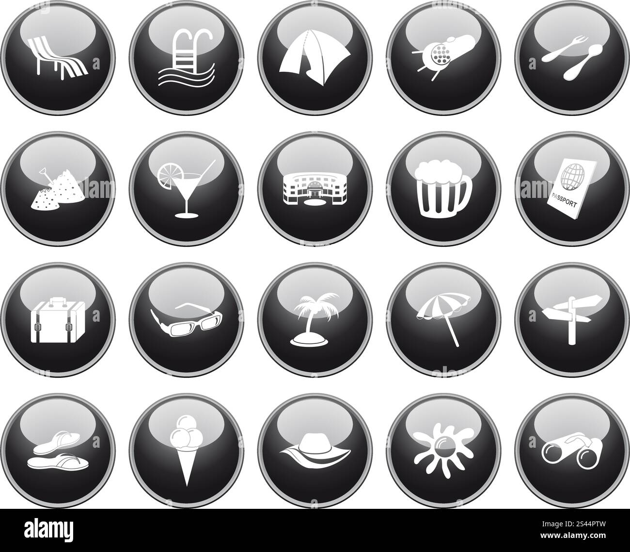 Different beach Black and White Stock Photos & Images - Alamy