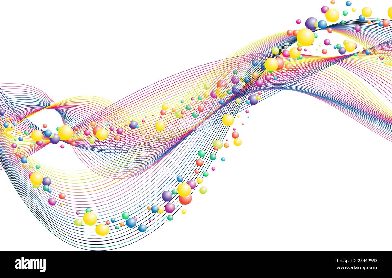 Colourful lines background on sea theme for design use Stock Vector ...