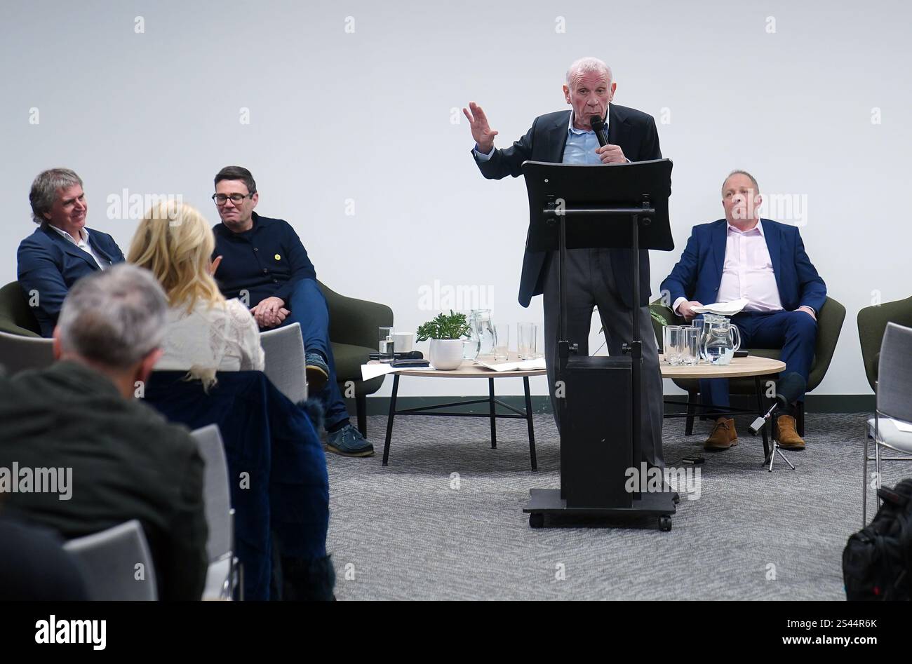 Former footballer Peter Reid at the Dementia in football event at No.1 ...