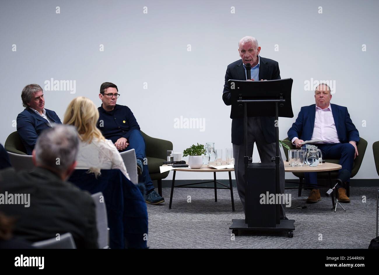 Former footballer Peter Reid at the Dementia in football event at No.1 ...