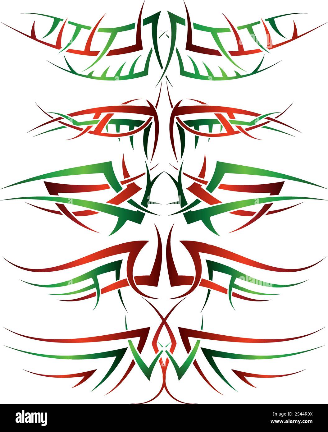 Patterns of tribal tattoo for design use Stock Vector Image & Art - Alamy
