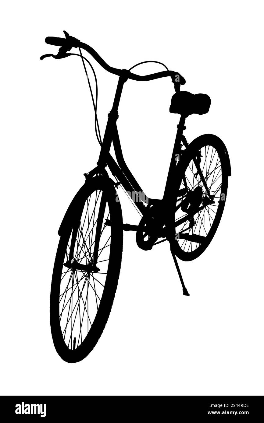 Modern retro bike Black and White Stock Photos & Images - Alamy