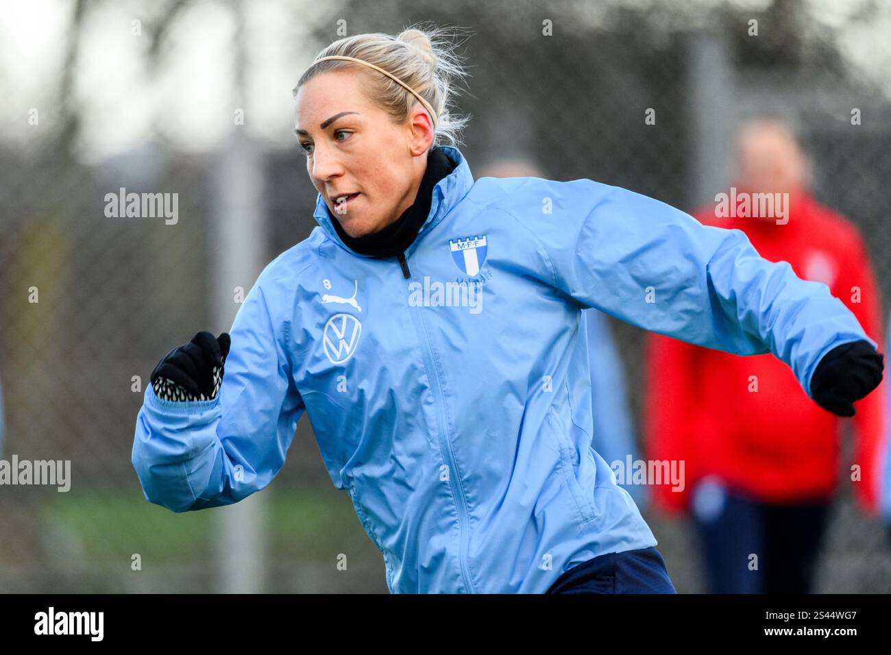 250110 Mia Persson under en träning med Malmö FF den 10 januari 2025 i ...