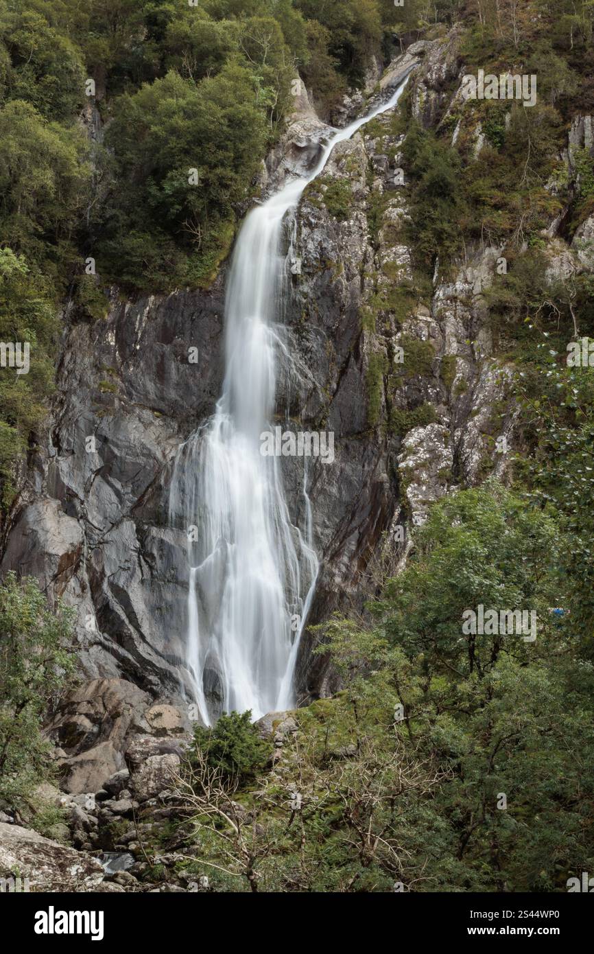 Aber Falls in the Snowdonia National Park, North Wales Stock Photo - Alamy