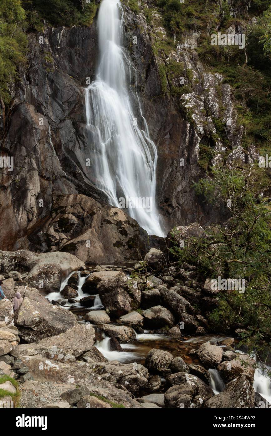 Aber Falls in the Snowdonia National Park, North Wales Stock Photo - Alamy