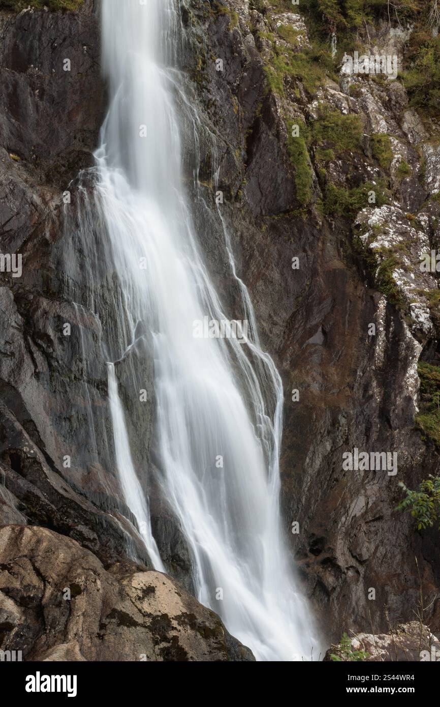 Aber Falls in the Snowdonia National Park, North Wales Stock Photo - Alamy
