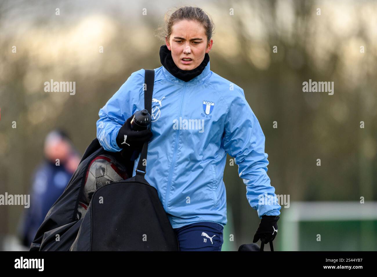 250110 Matilda Eriksson Kristell under en träning med Malmö FF den 10 ...