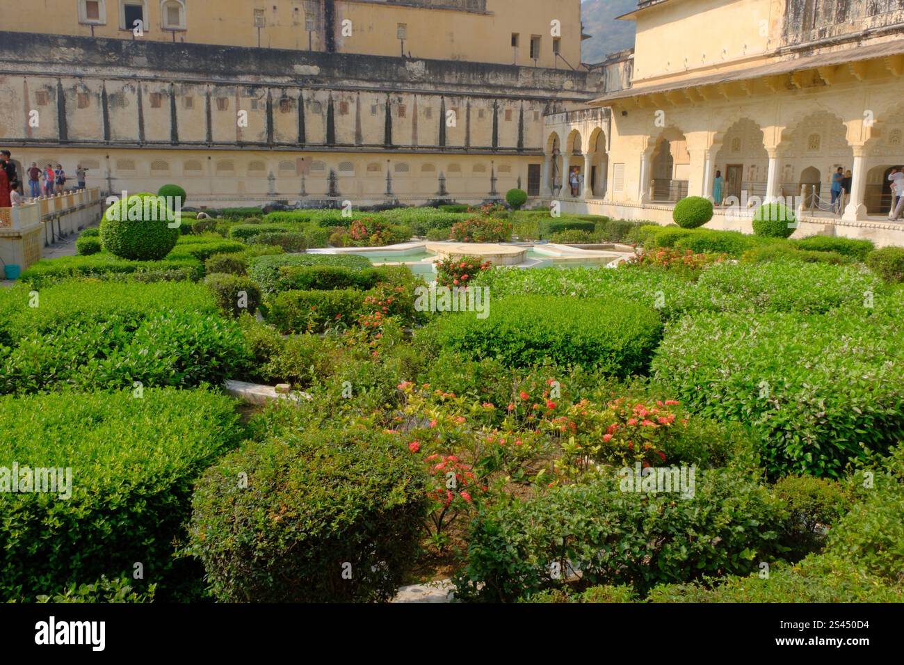 Red Fort gardens Stock Photo - Alamy