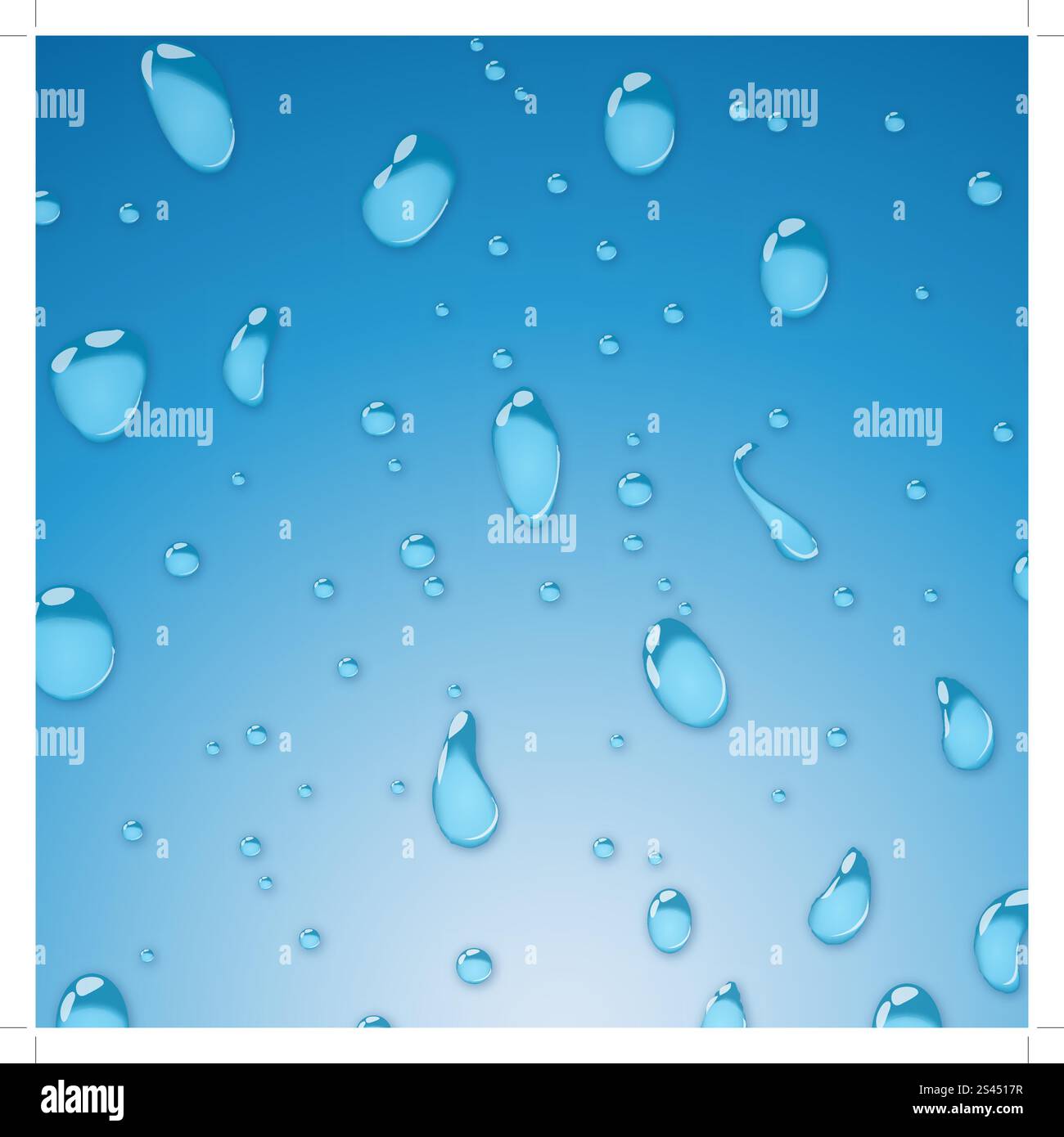 Vector water drops background for design use Stock Vector Image & Art ...