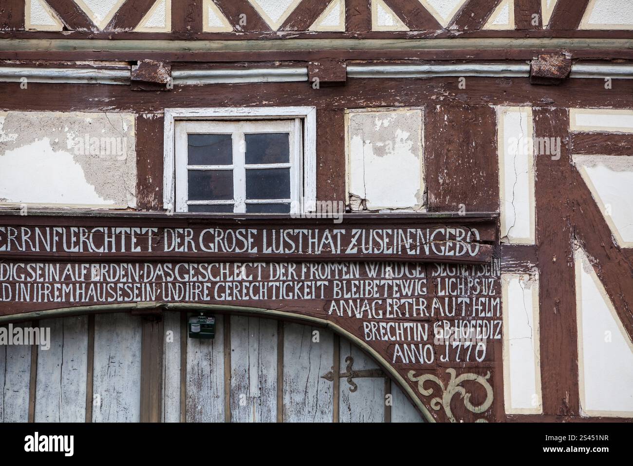 Old timber-framed house, built 1770, Germany, Europe Stock Photo - Alamy