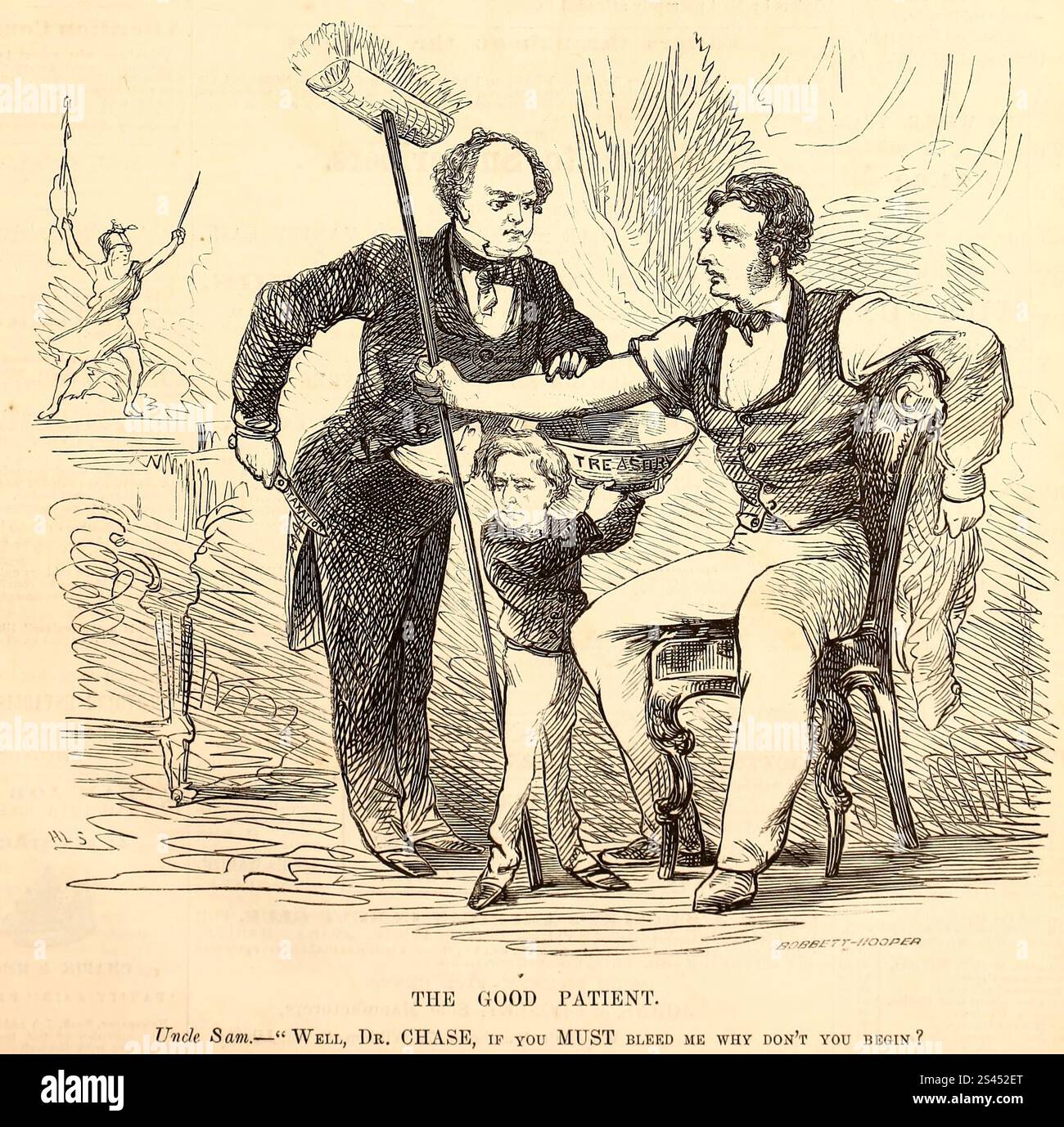 Why dont you begin political cartoon hi-res stock photography and ...