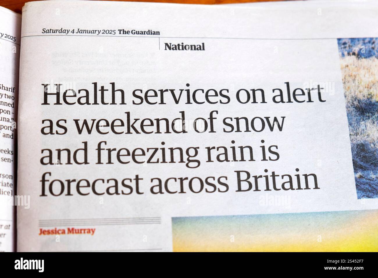 'Health services on alert as weekend of snow and freezing rain is ...