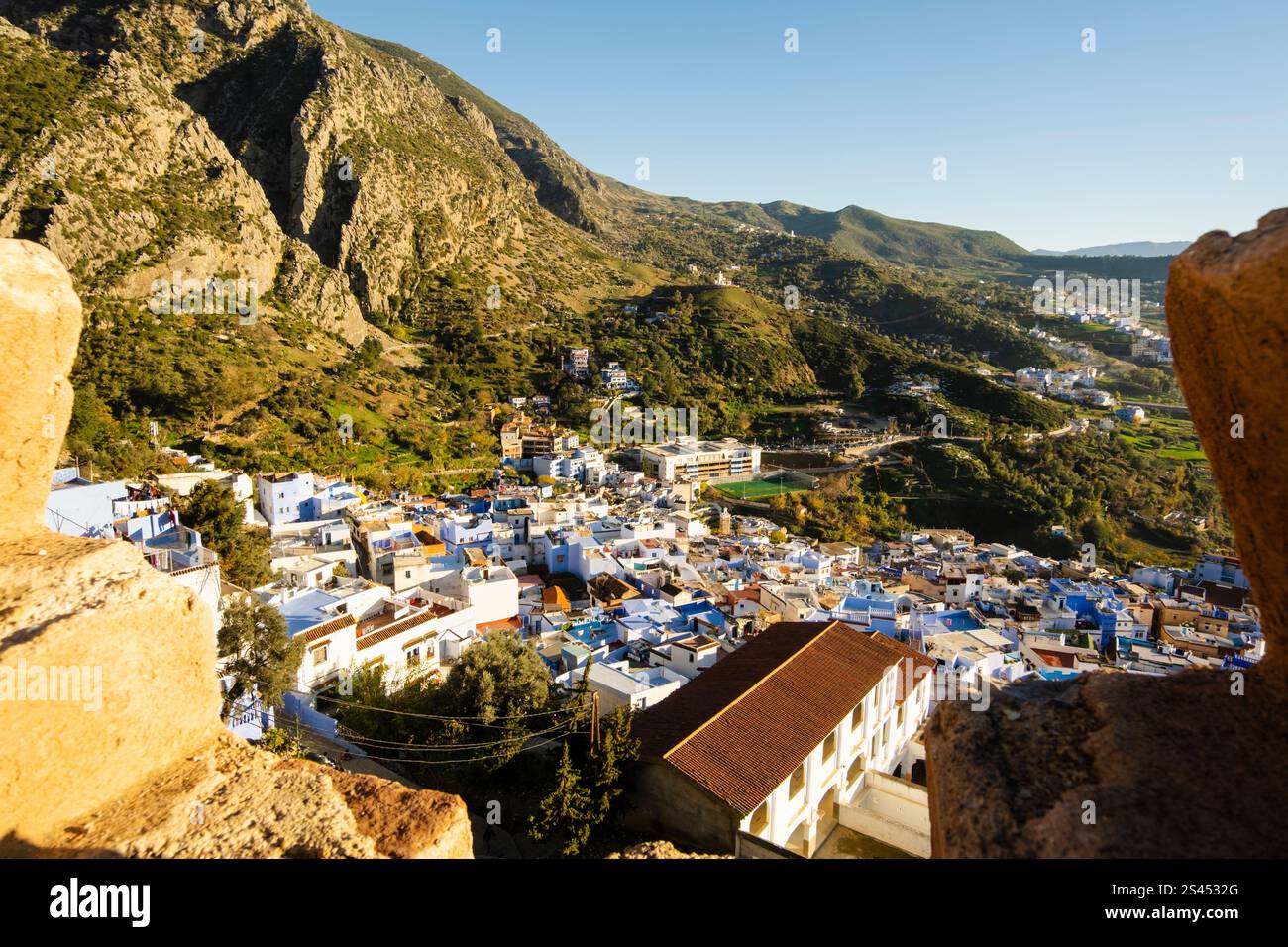 Aerial View of Chefchaouen in Morocco Stock Photo - Alamy