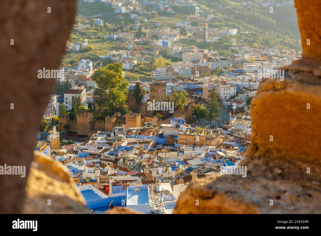 Aerial View of Chefchaouen in Morocco Stock Photo - Alamy