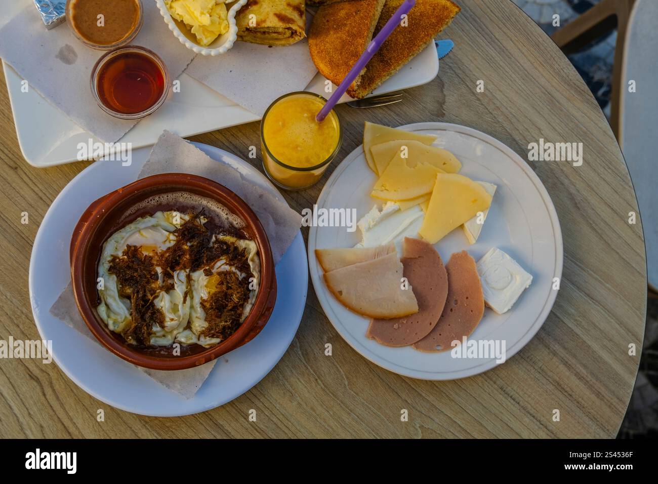 Delicious Traditional Moroccan Breakfast Stock Photo - Alamy