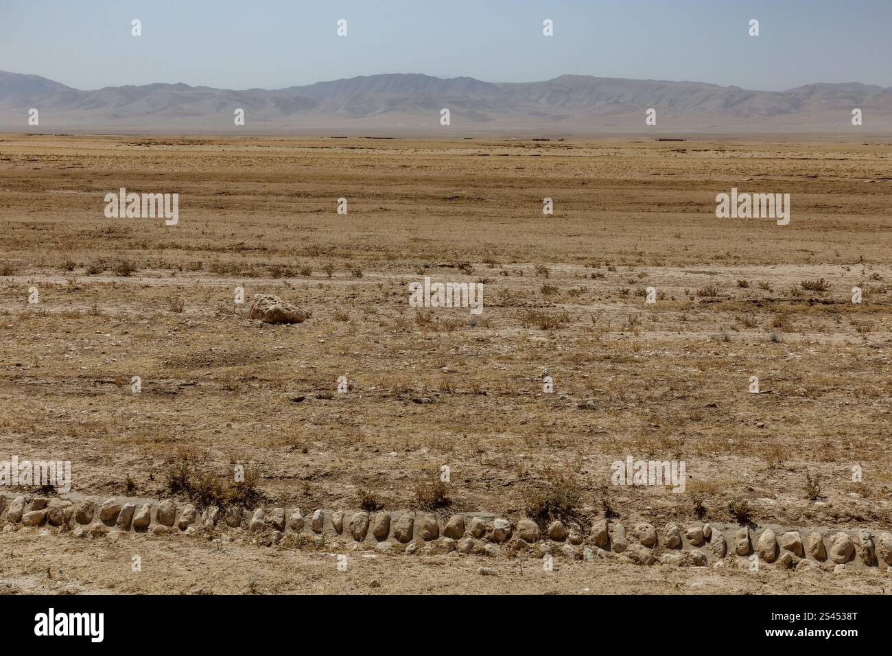 Expansive barren land in Kunduz Province showcases dry terrain with ...