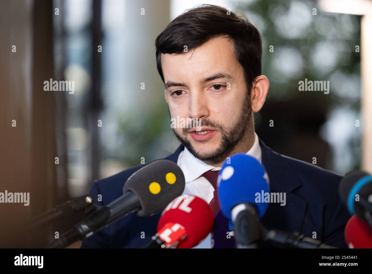 Paris, France. 10th Jan, 2025. Rassemblement National MP Jean-Philippe ...