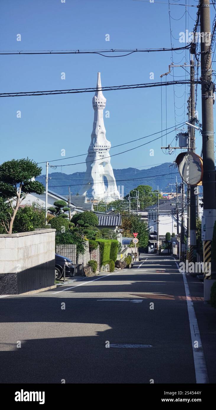 PL Tower (Great Peace Prayer Tower) at Tondabayashi, Osaka, Japan Stock ...