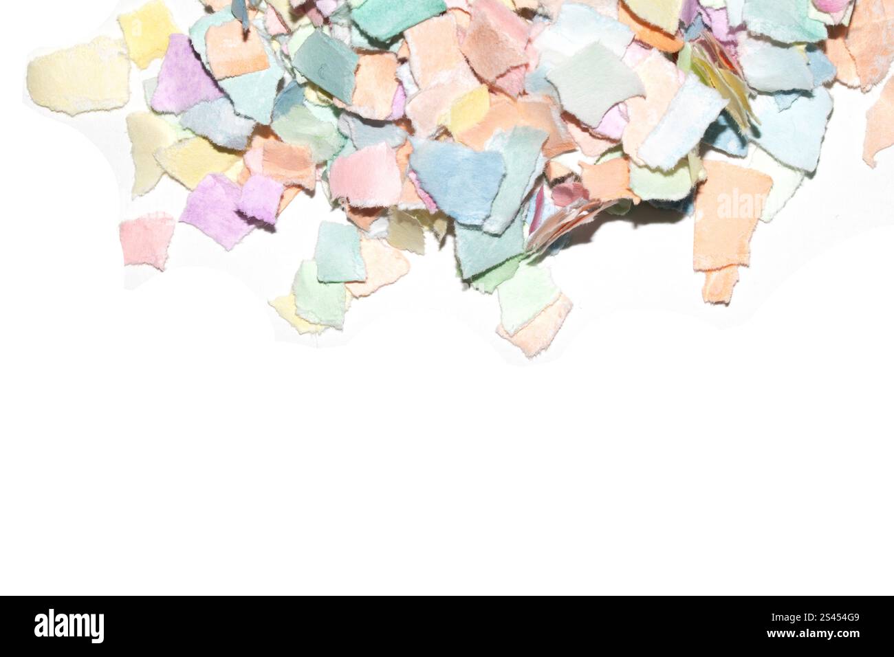 Torn Paper Layers Little Rainbow Confetti Colour Delicate Abstract ...