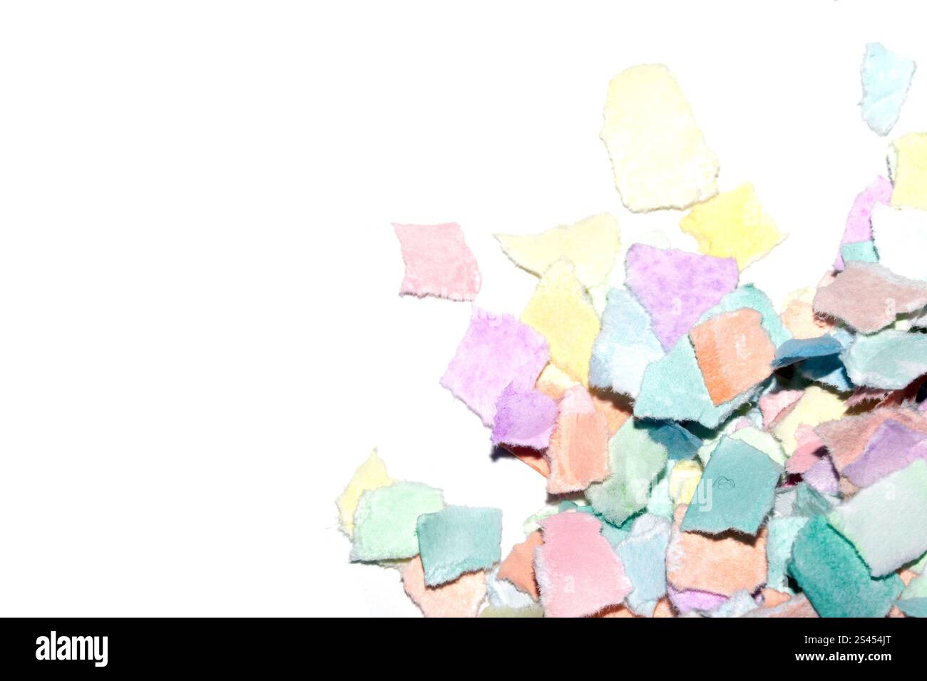 Torn Paper Layers Little Rainbow Confetti Colour Delicate Abstract ...