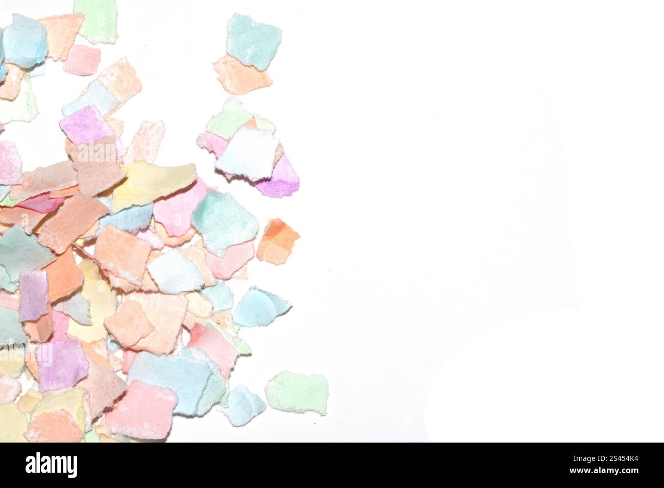 Torn Paper Layers Little Rainbow Confetti Colour Delicate Abstract ...