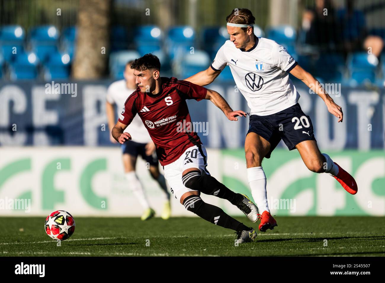 Puerto Banus, Spain. 10th Jan, 2025. 250110 Qazim Laci of Sparta Prag ...