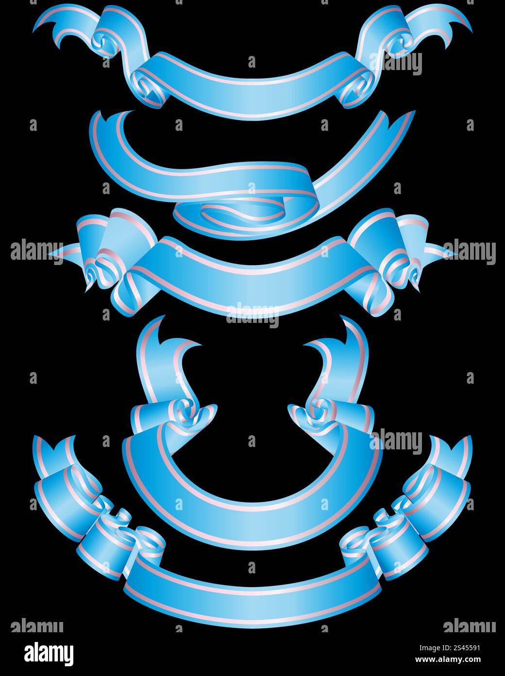 Set of different vector ribbons for design use Stock Vector Image & Art ...