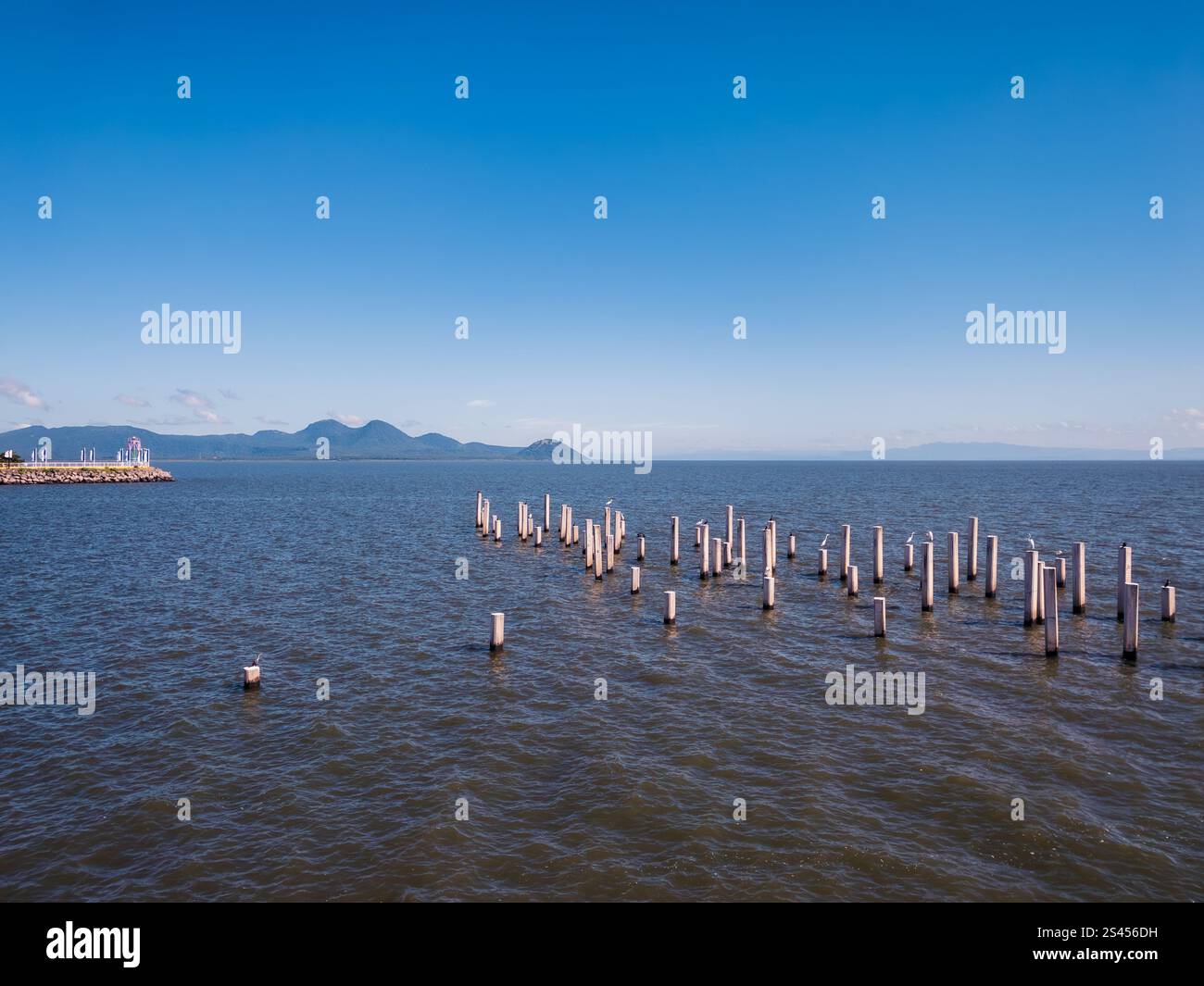 Lake Xolotlán from Walk of Students Viewpoint, Nicaragua Square ...