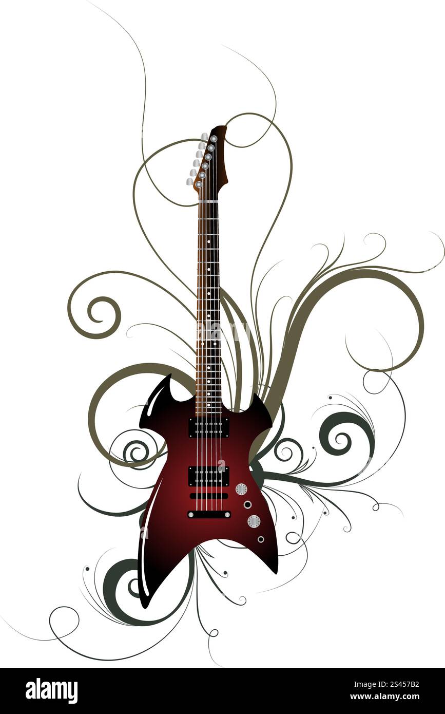 Tropical grunge music background with copy space Stock Vector Image ...