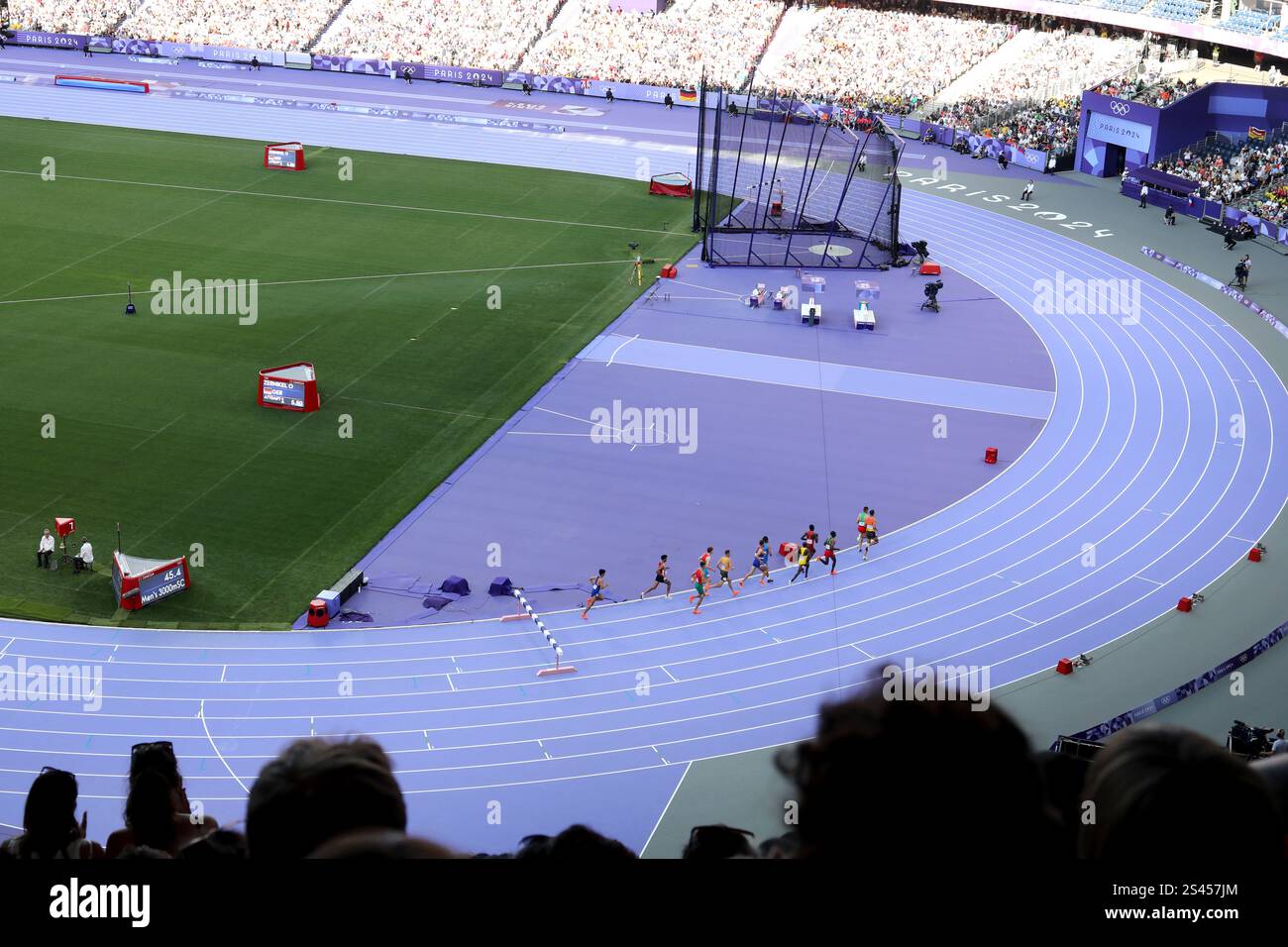 General views of the Paris 2024 Olympics taken from a fans perspective including Keely ...