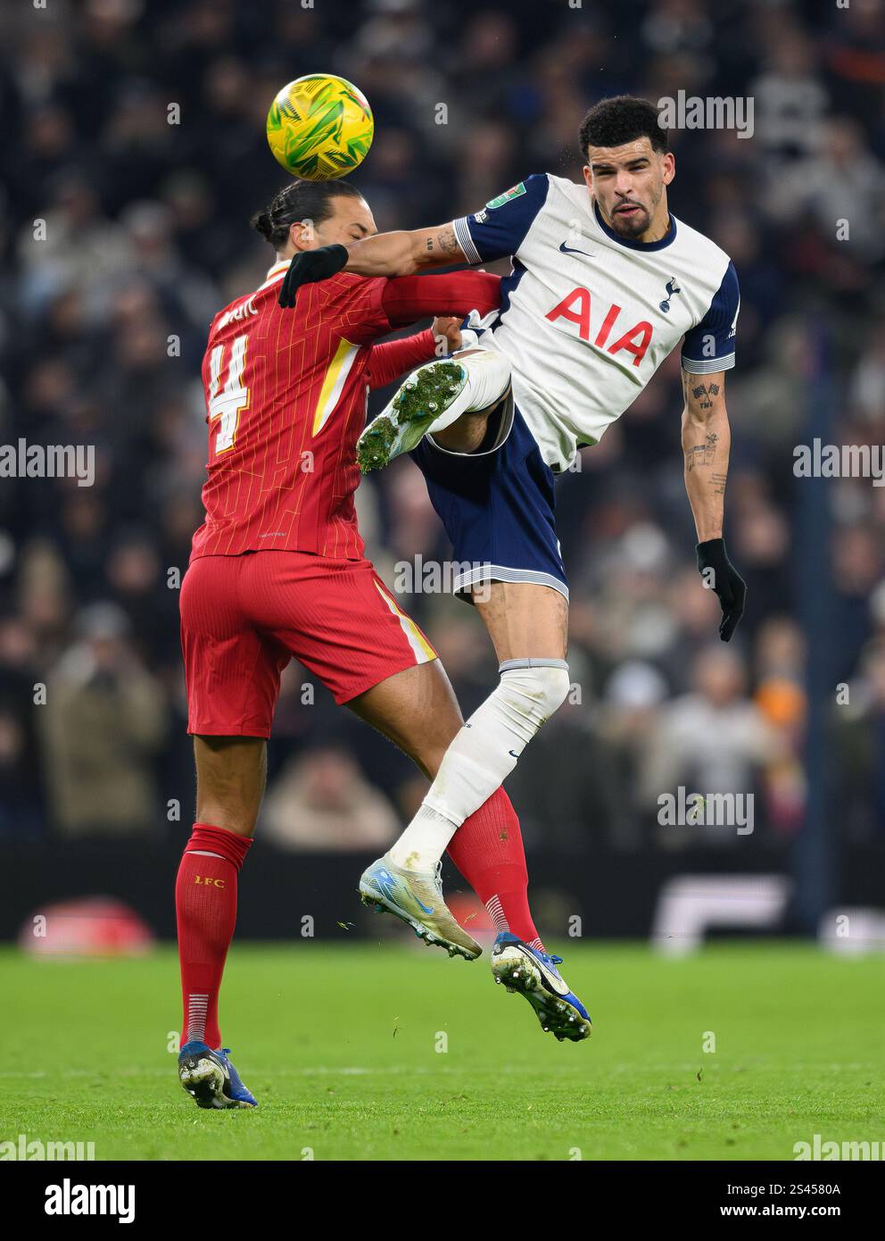 London, UK. 08th Jan, 2025. Tottenham Hotspur v Liverpool - Carabao Cup ...