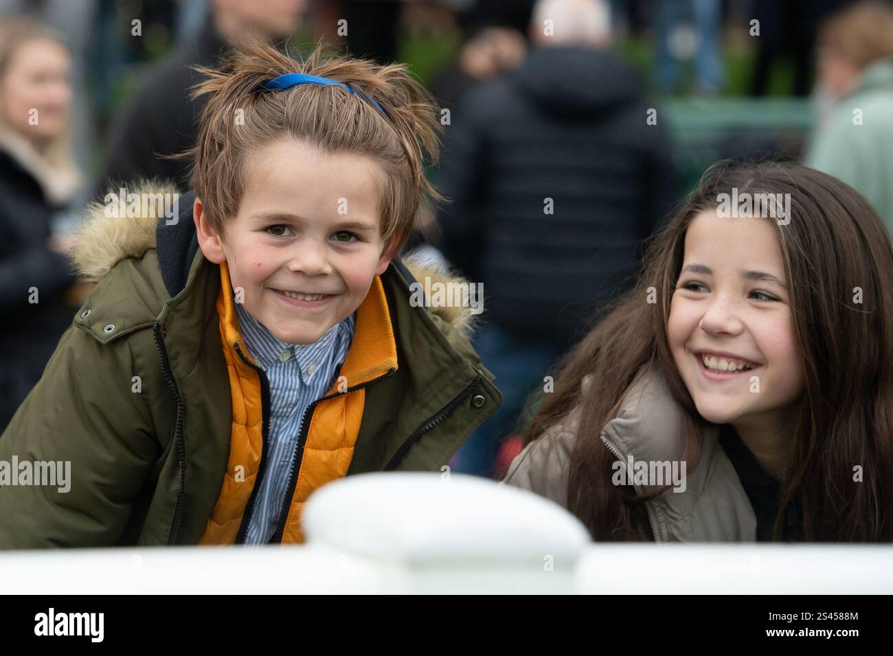 Ascot, Berkshire, UK. 2nd November, 2024. Children enjoying the ...