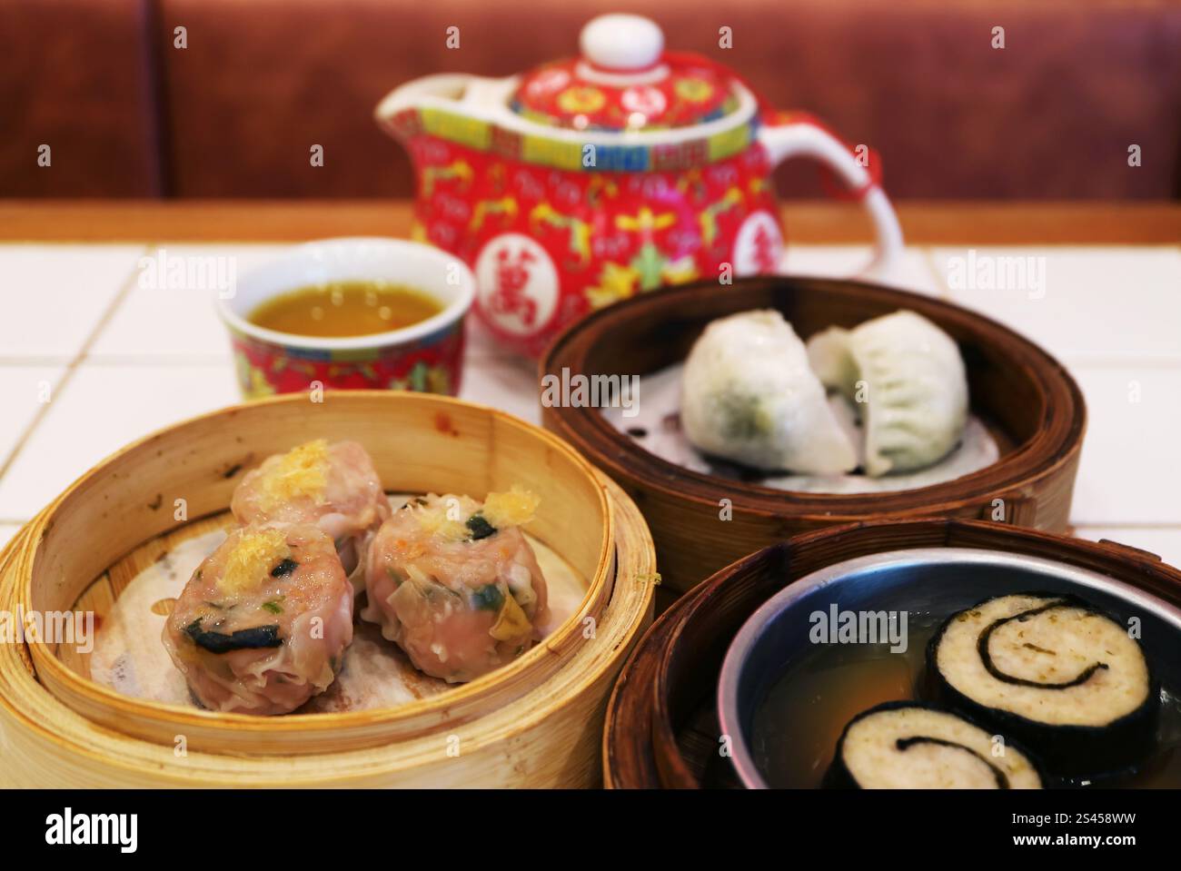 Varieties of Dim Sum, Popular Cantonese Bite-sized Dishes Served with ...