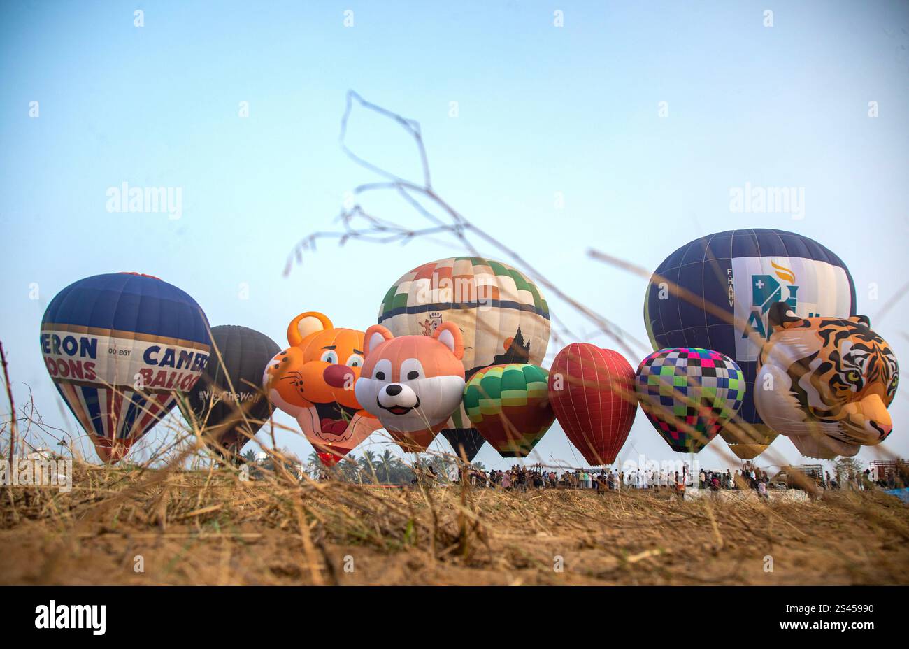International Balloon Festival, in Chennai, India A general view of the ...